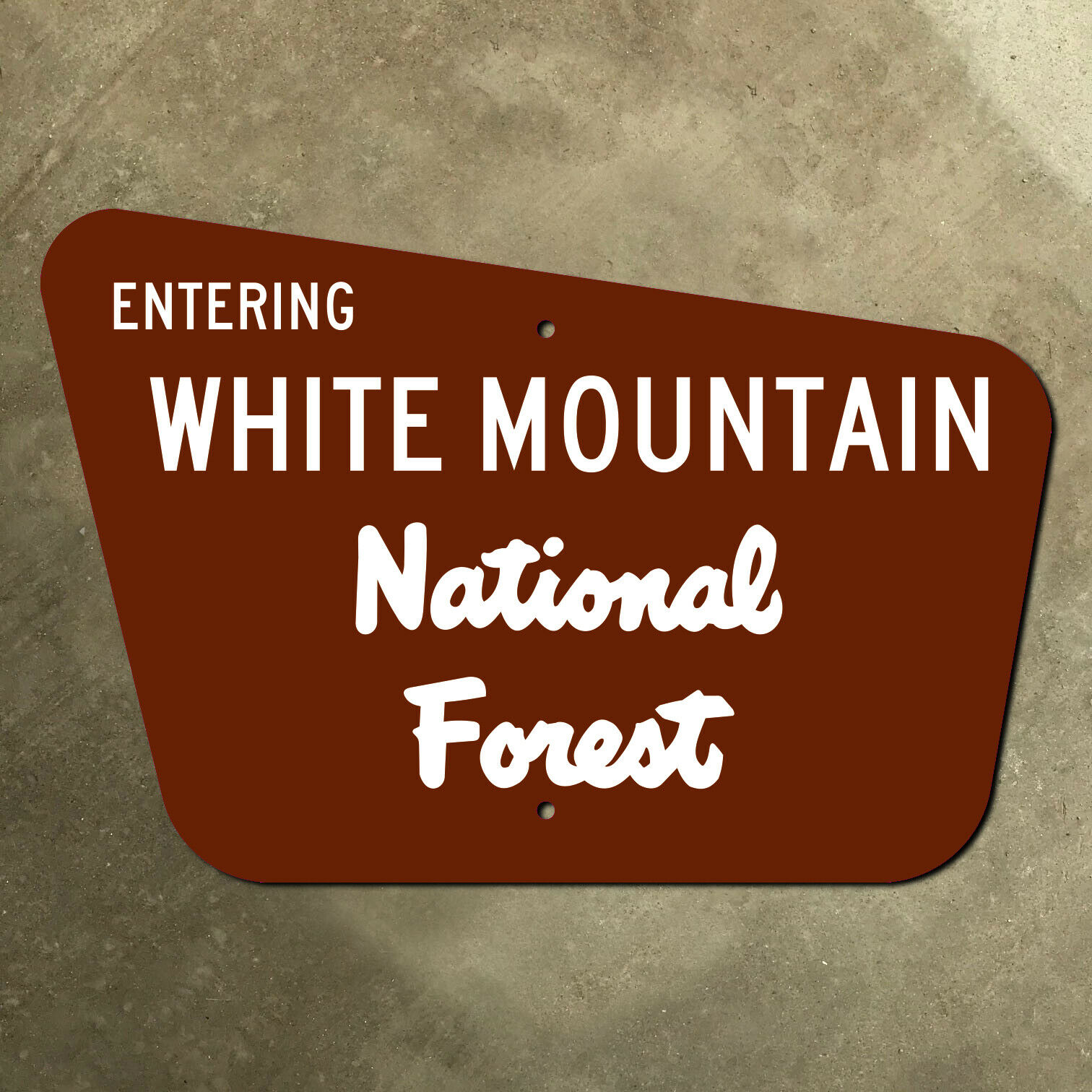Entering White Mountain National Forest sign - Signs by Jake